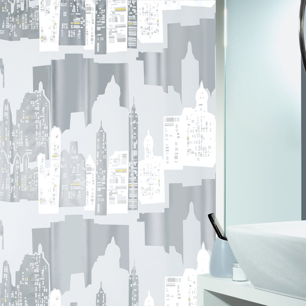 Πλαστική κουρτίνα μπάνιου Skyline Spirella 00786.001 - decoramahome.gr